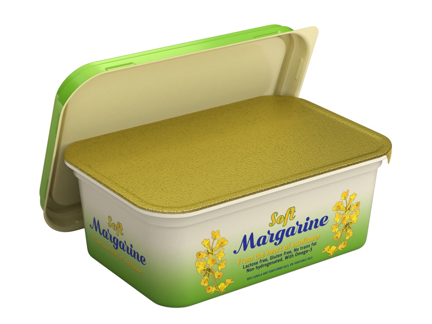 Box Margarin 3D Model - TurboSquid 1315043
