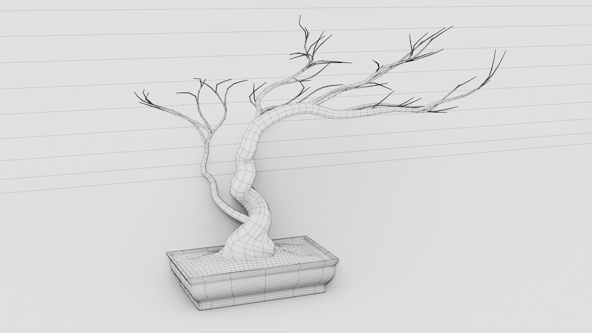 Bonsai Dry Tree Model - TurboSquid 2341997