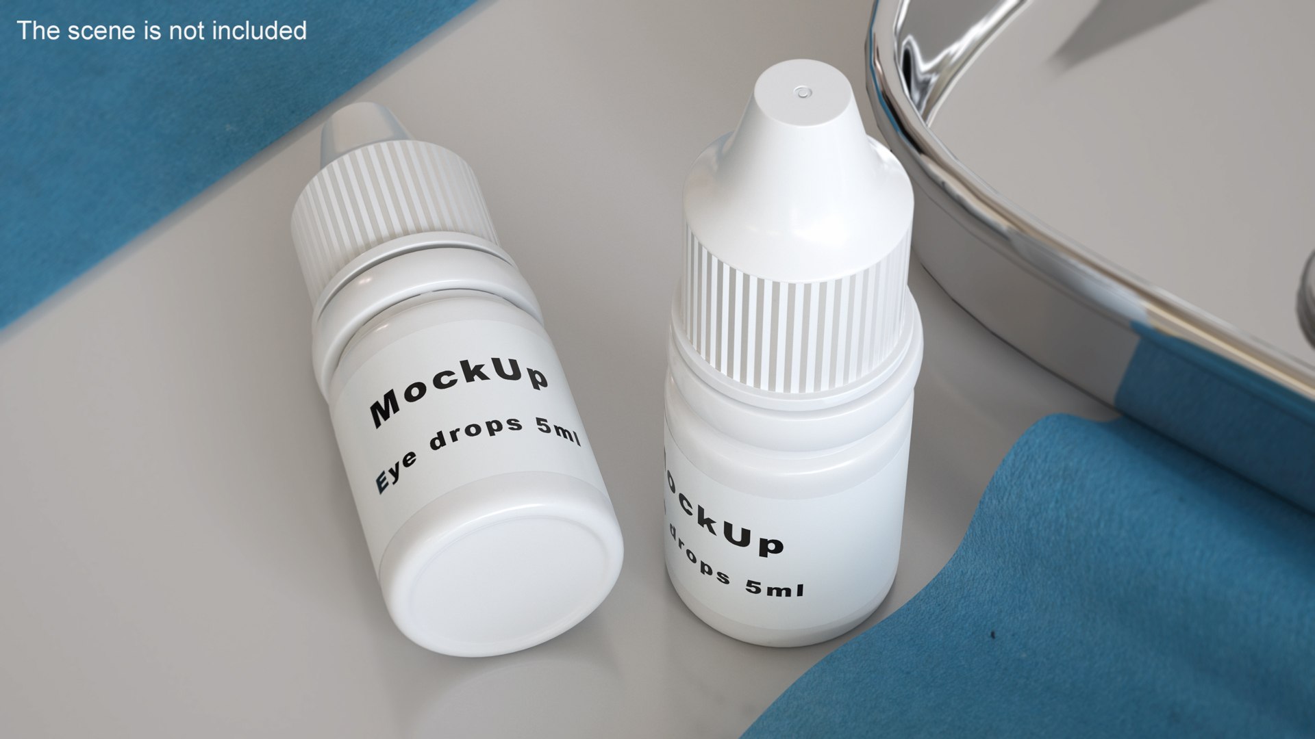 Medical Drops Bottle 5ml Mockup 3D Model - TurboSquid 2152130