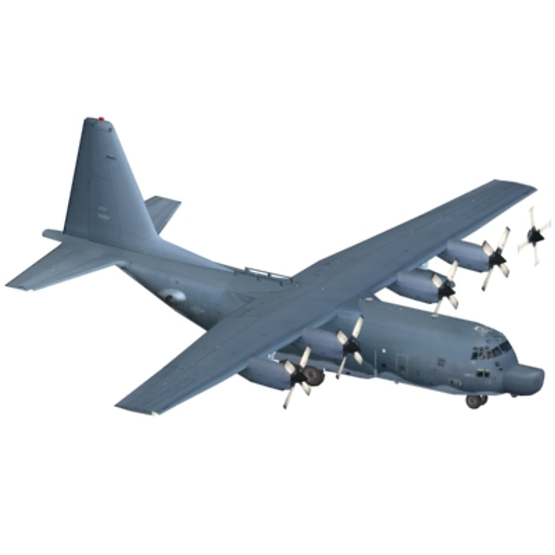 Usaf Mc-130h C-130 Hercules Obj