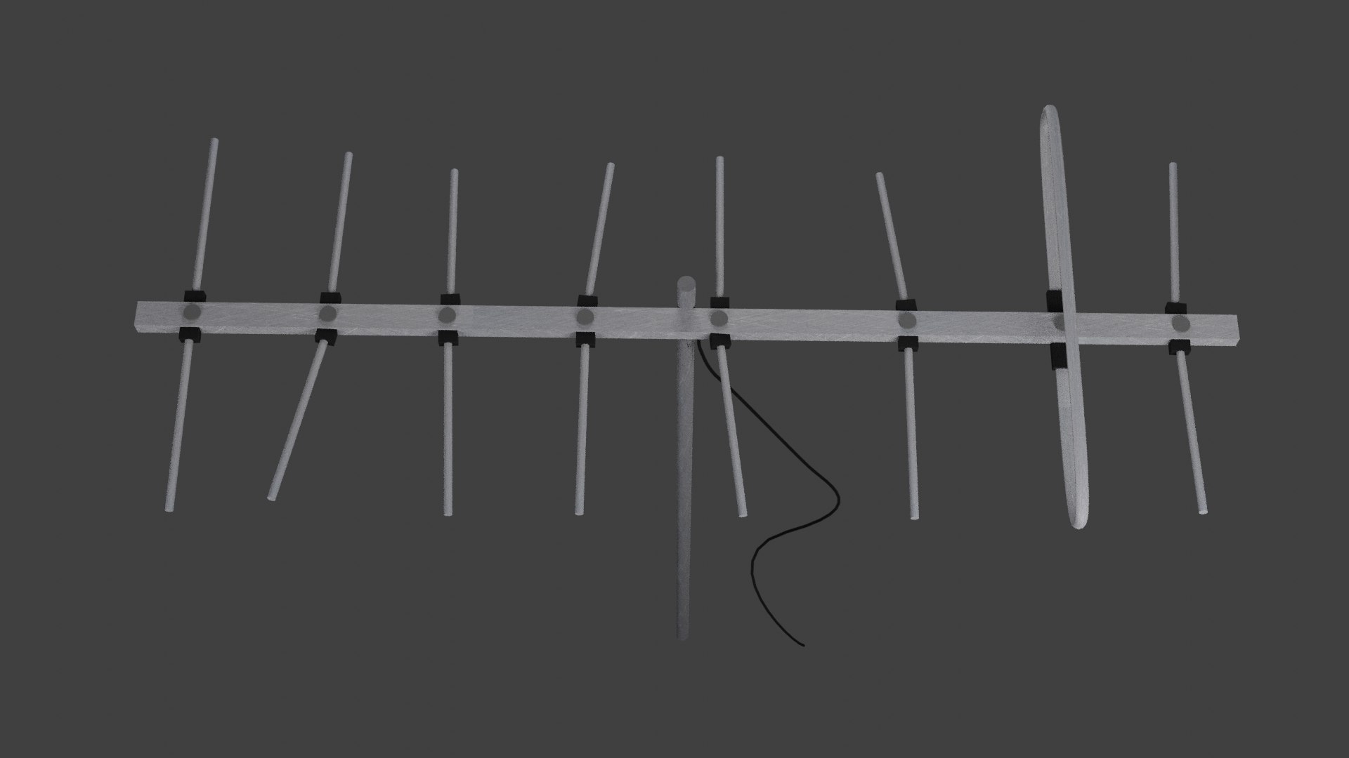 3D Old TV Antenna Model - TurboSquid 2086828