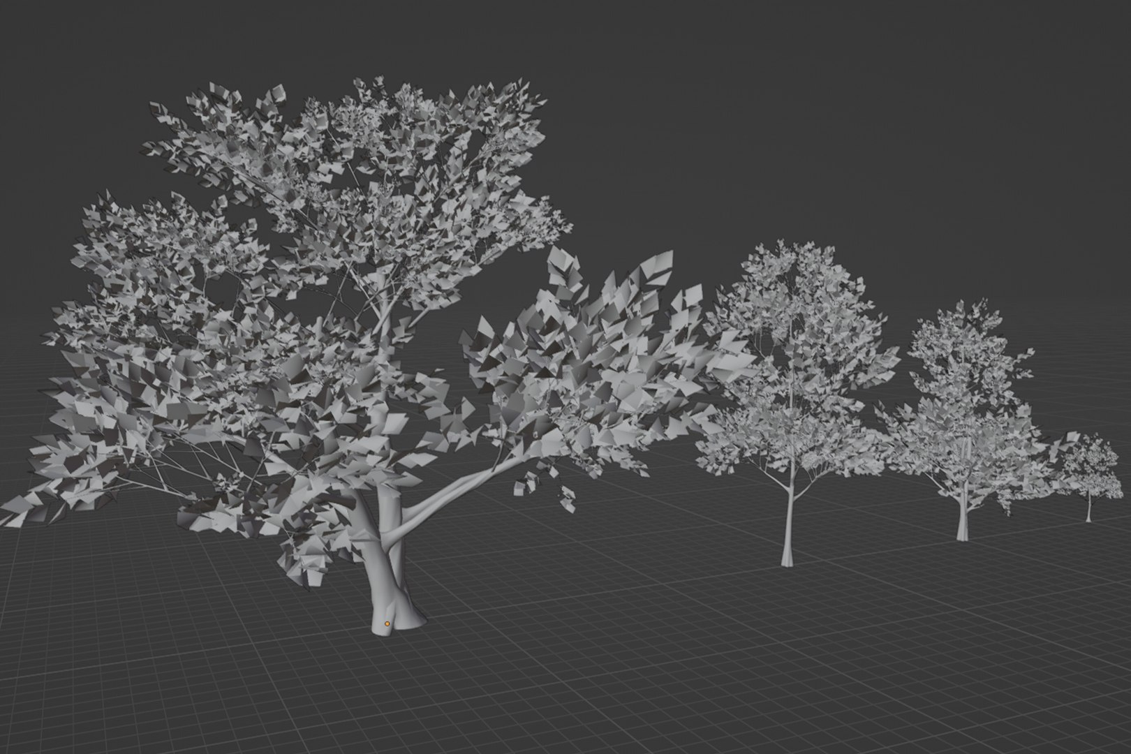 3D 4 Pink Tree - TurboSquid 2312613
