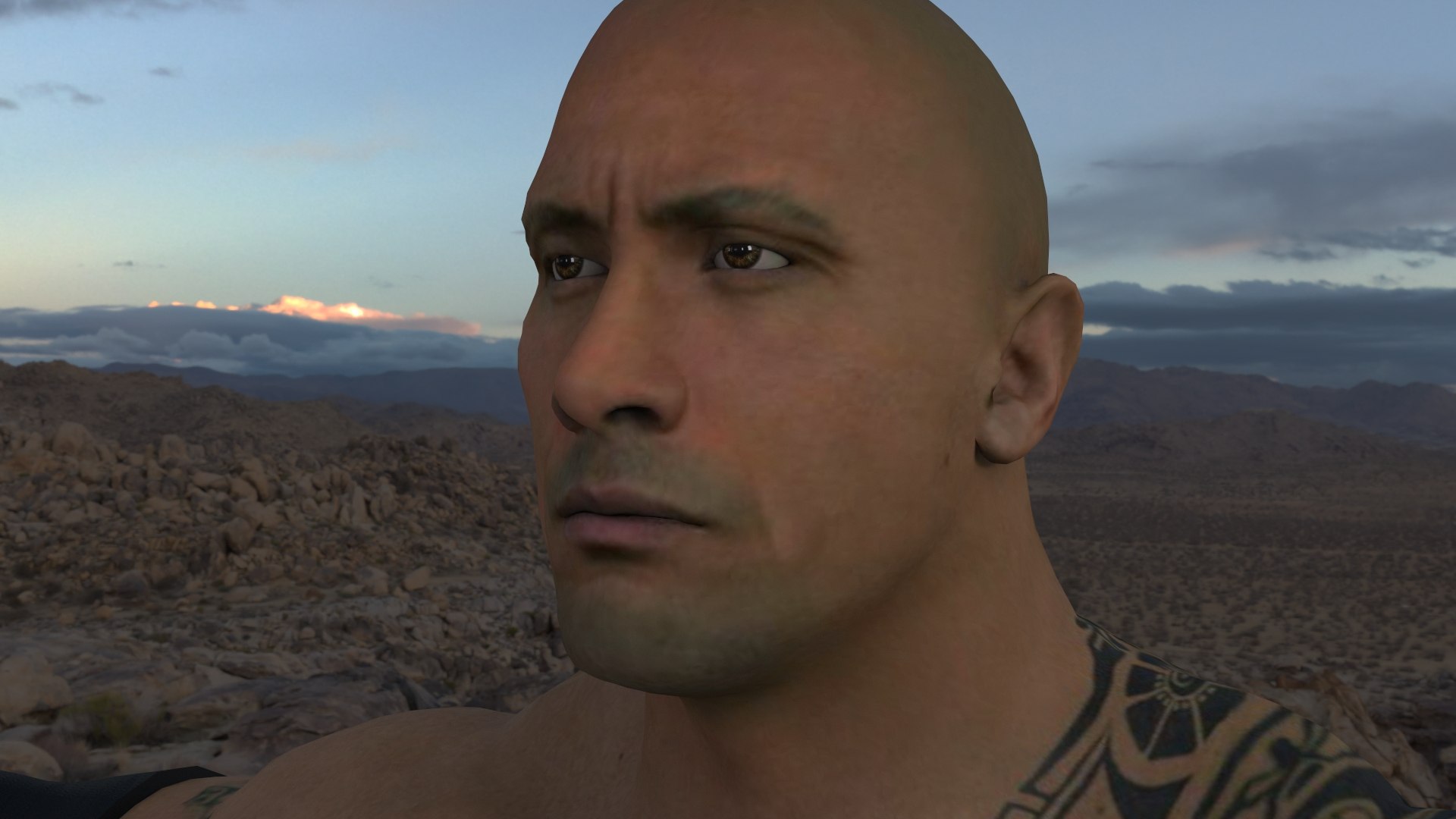 0002 Dwayne Johnson 3D Model - TurboSquid 1719879