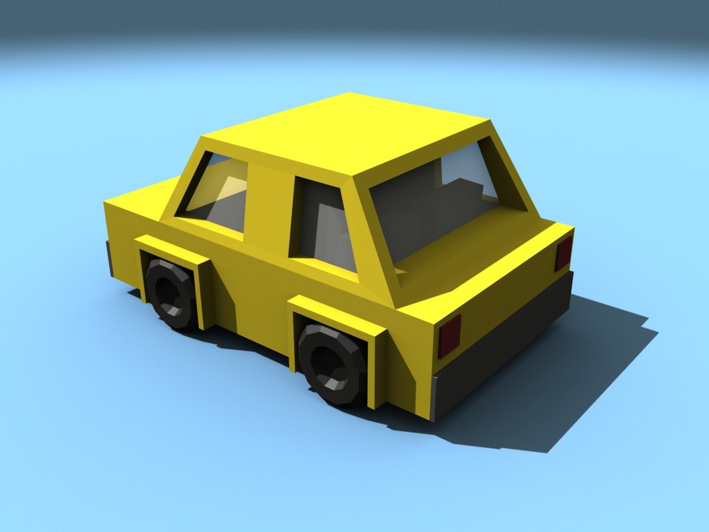 Free Car Drive 3d Model
