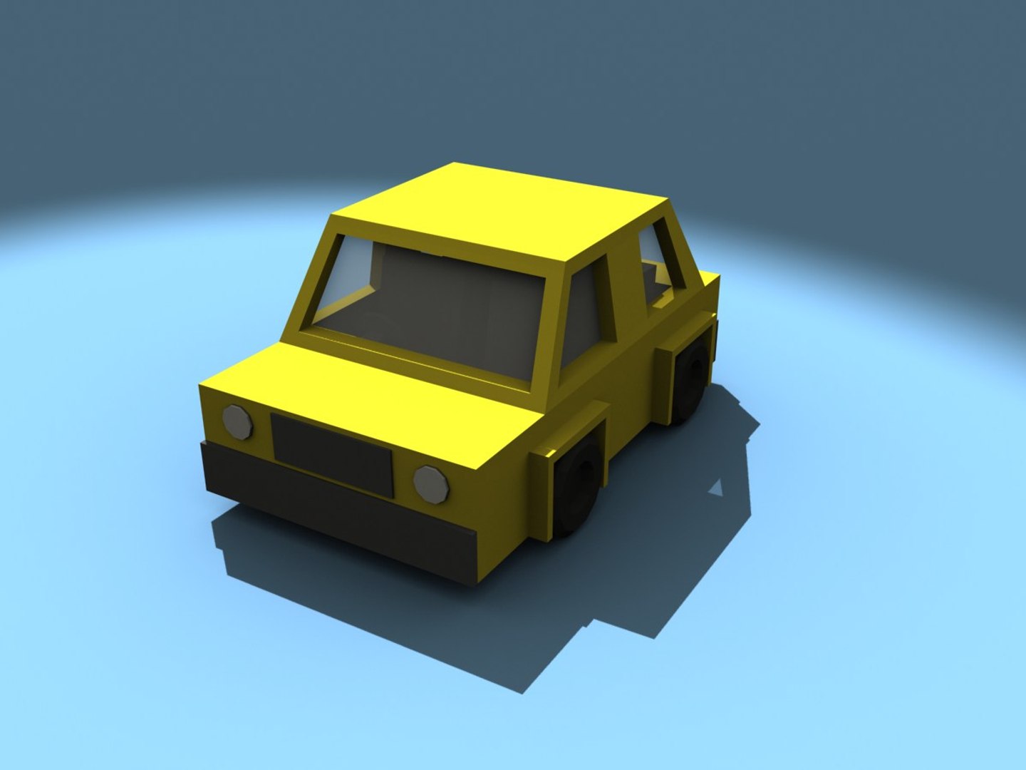 Free Car Drive 3d Model
