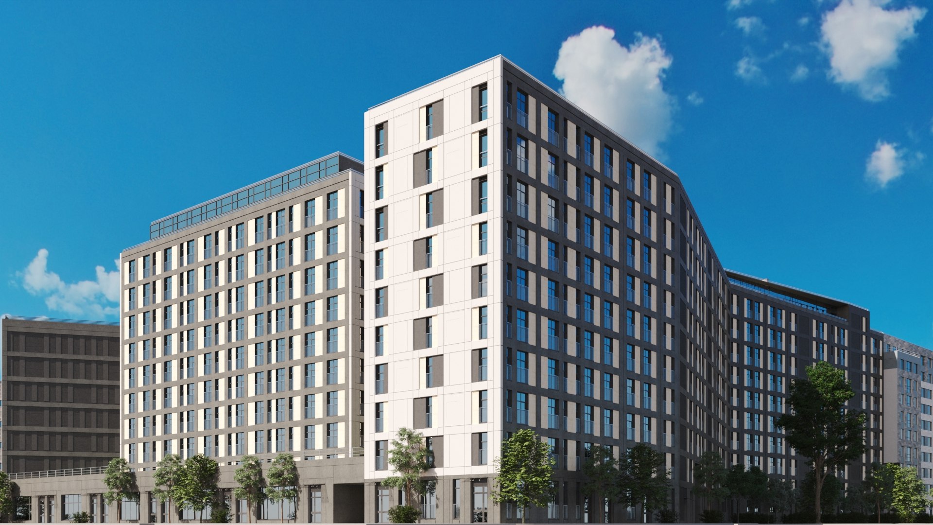 3D Residential Complex 2 Model - TurboSquid 1964583