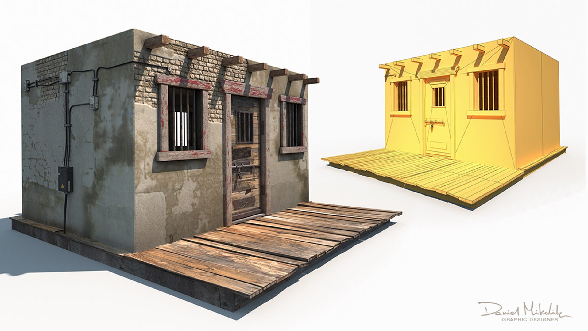 3D Wild West Jail Model - TurboSquid 1217199