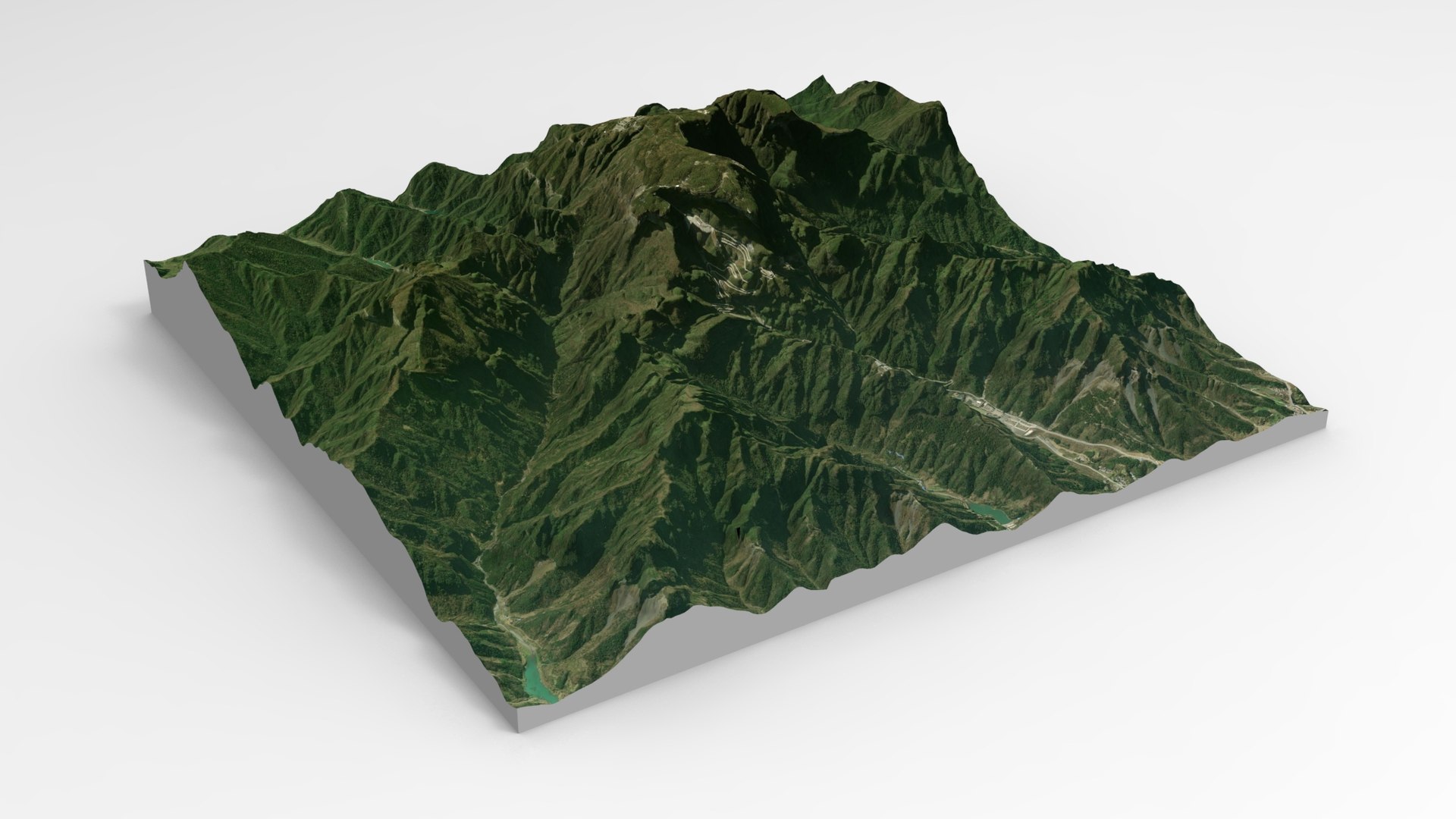 Mountain Landscape Tianmen China 3D Model - TurboSquid 2197999
