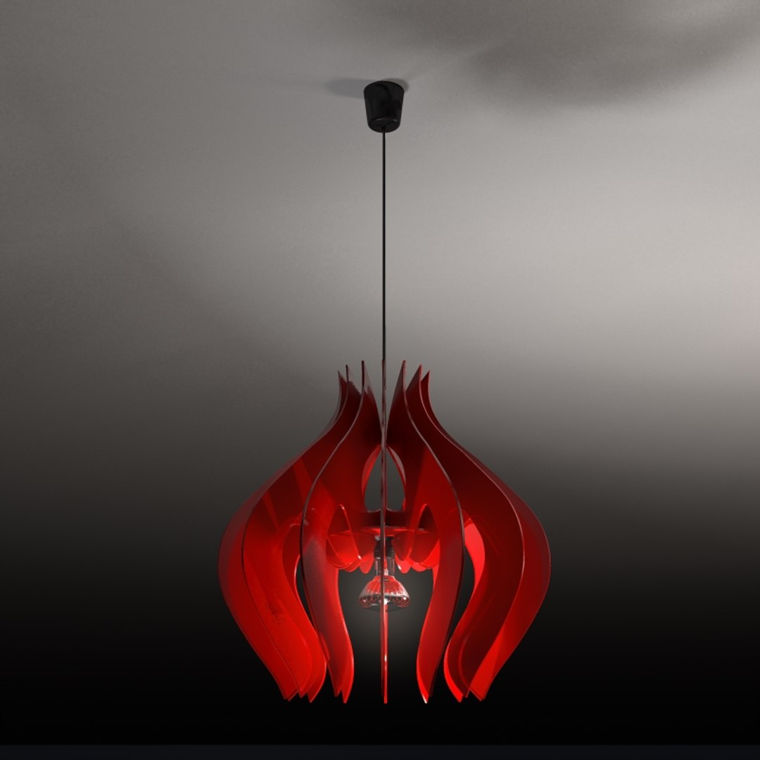 3d Pendant Light Laços - Model