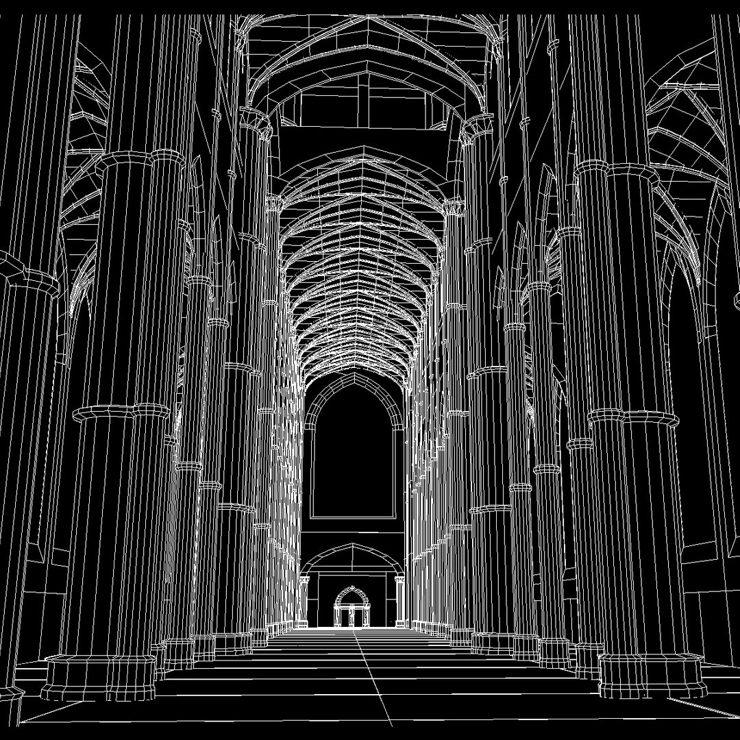 Cathedrals Gothic Kit 3d Model