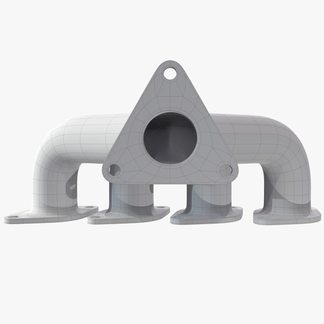 Exhaust Header 3D - TurboSquid 1995577