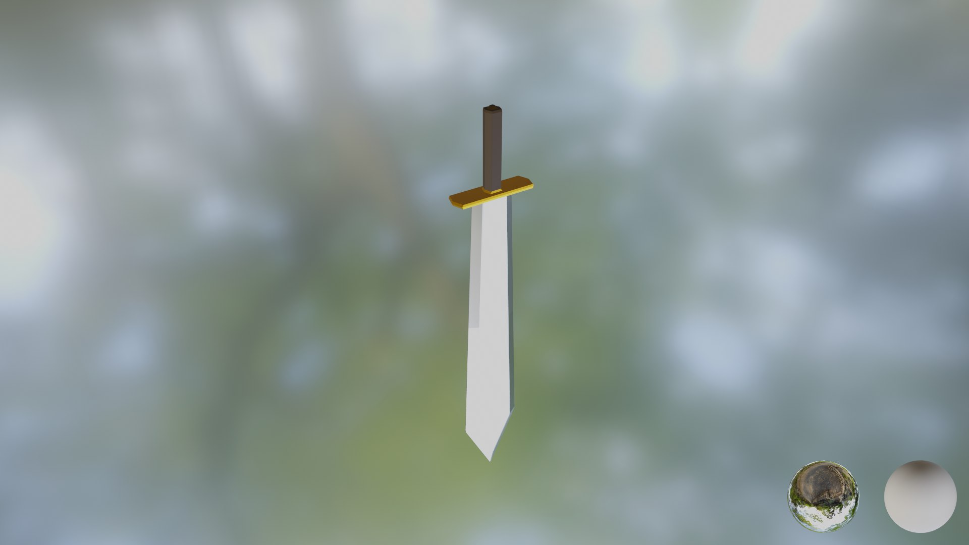 3D model One-handed sword - TurboSquid 1949545