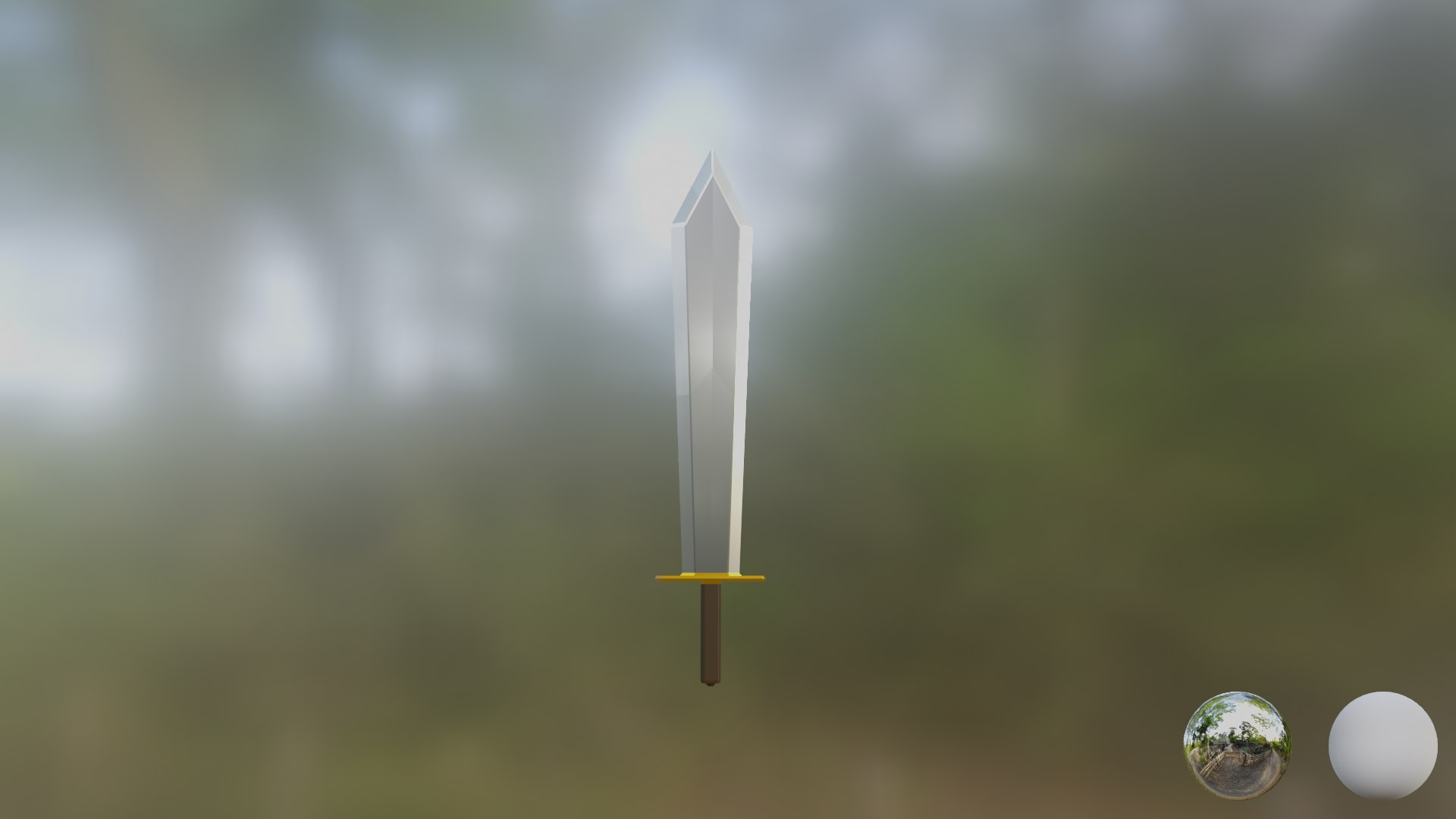 3D model One-handed sword - TurboSquid 1949545