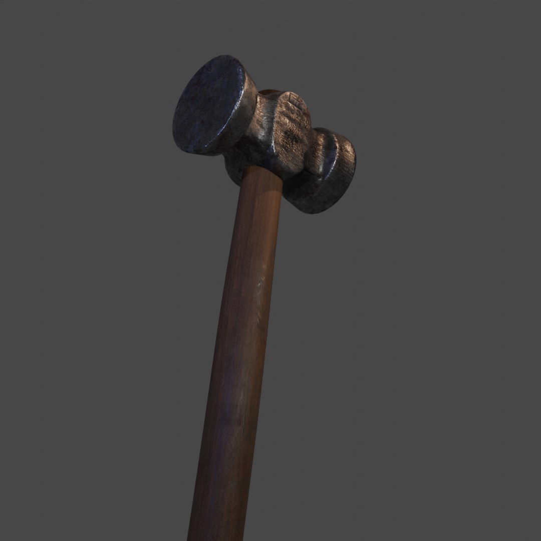 3D Blacksmith hammer model - TurboSquid 1831044