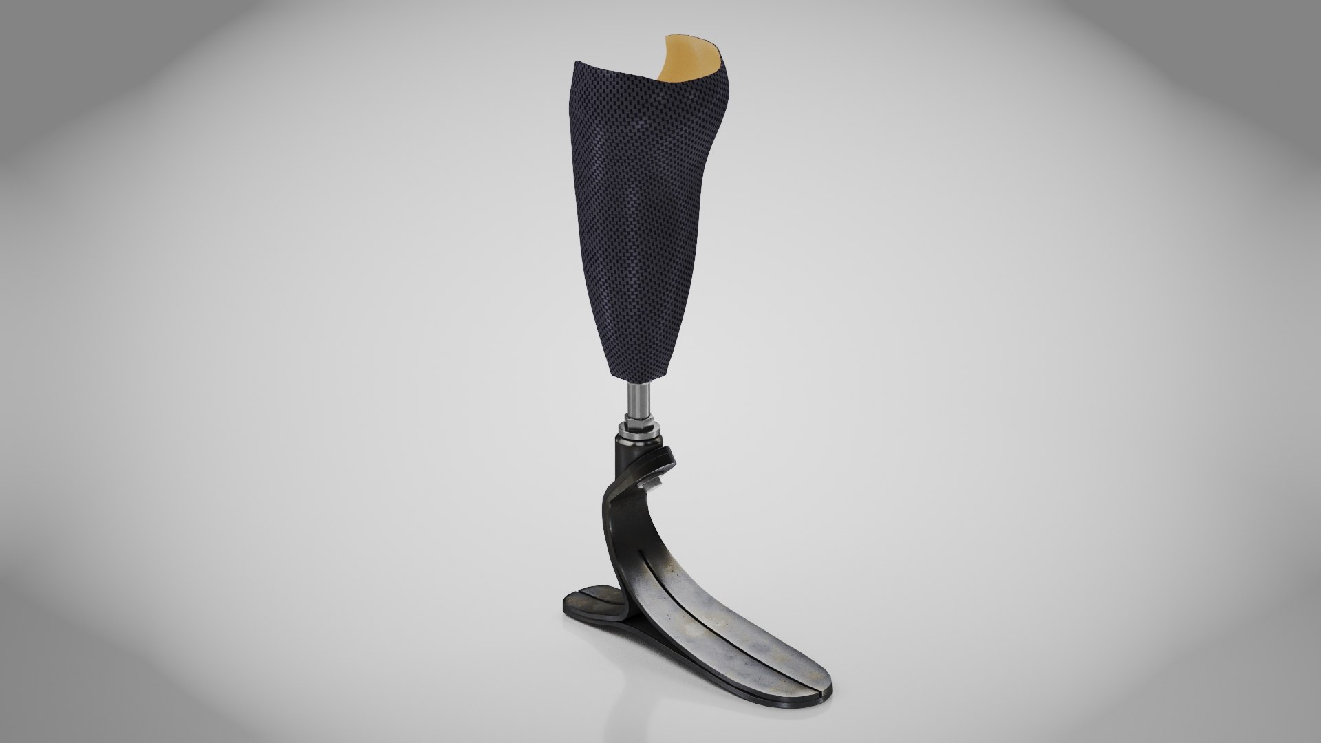 3D Below Knee Prosthetics V1 Model - TurboSquid 2133237