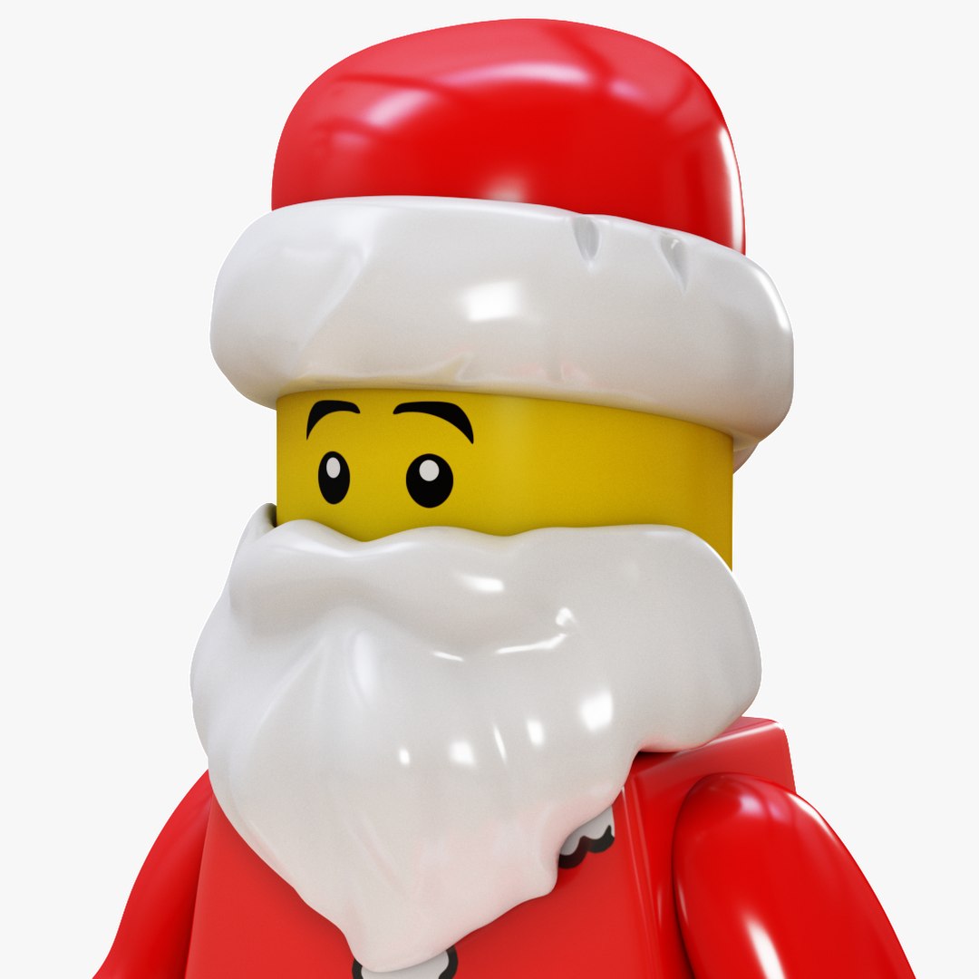 3D Model Lego Santa - - TurboSquid 1404501