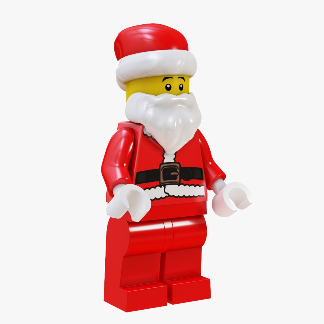 3D Model Lego Santa - - TurboSquid 1404501