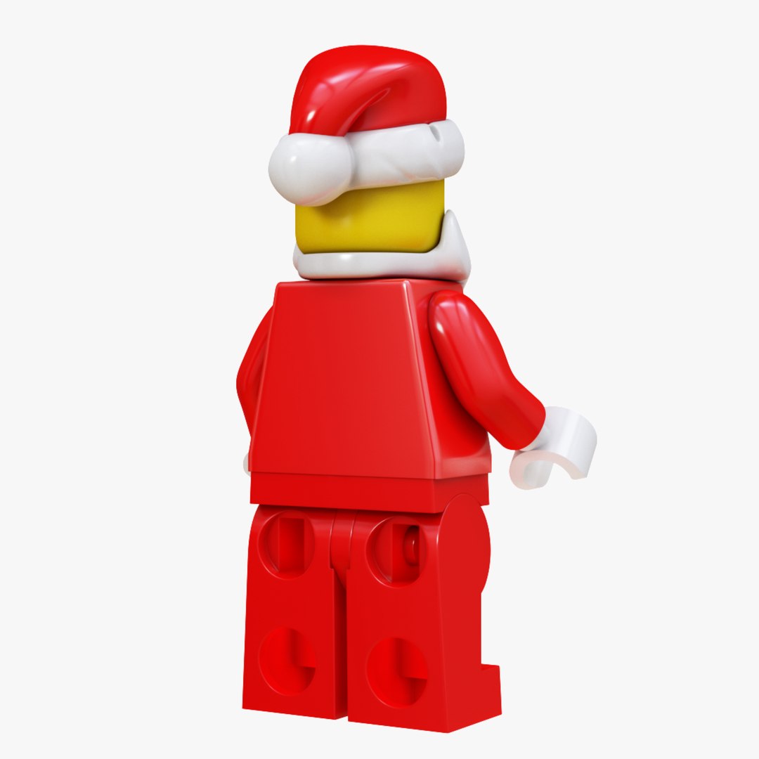 3D Model Lego Santa - - TurboSquid 1404501