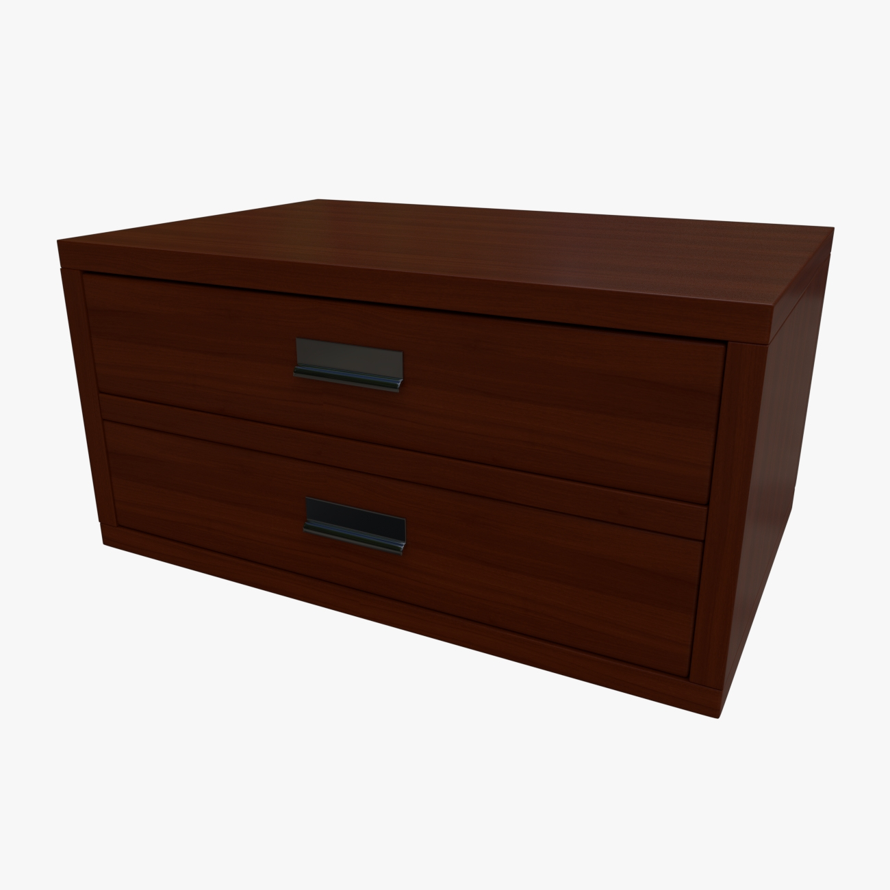 3d storage box dae model