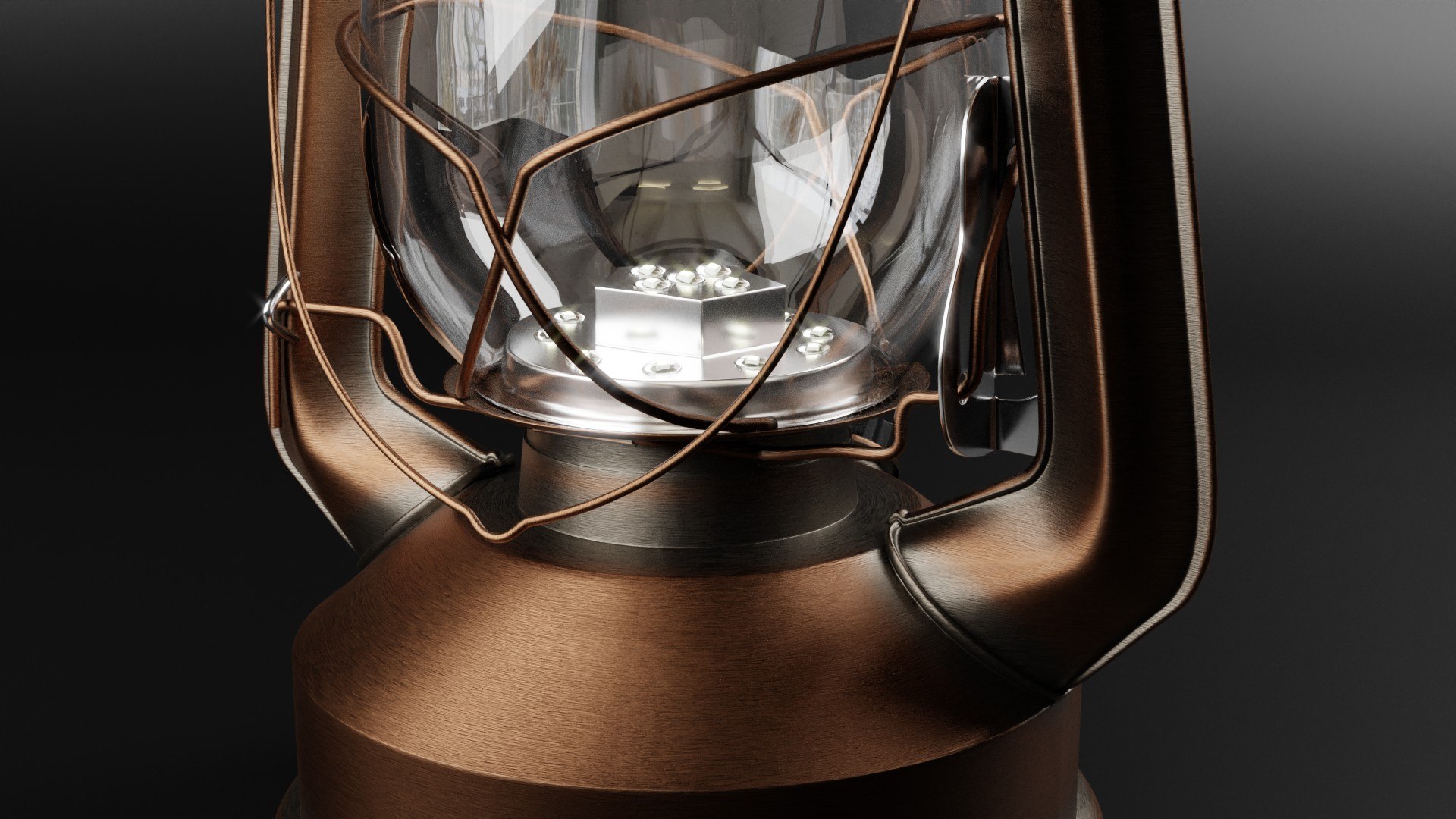 Led Hurricane Lantern 3D model - TurboSquid 1941238