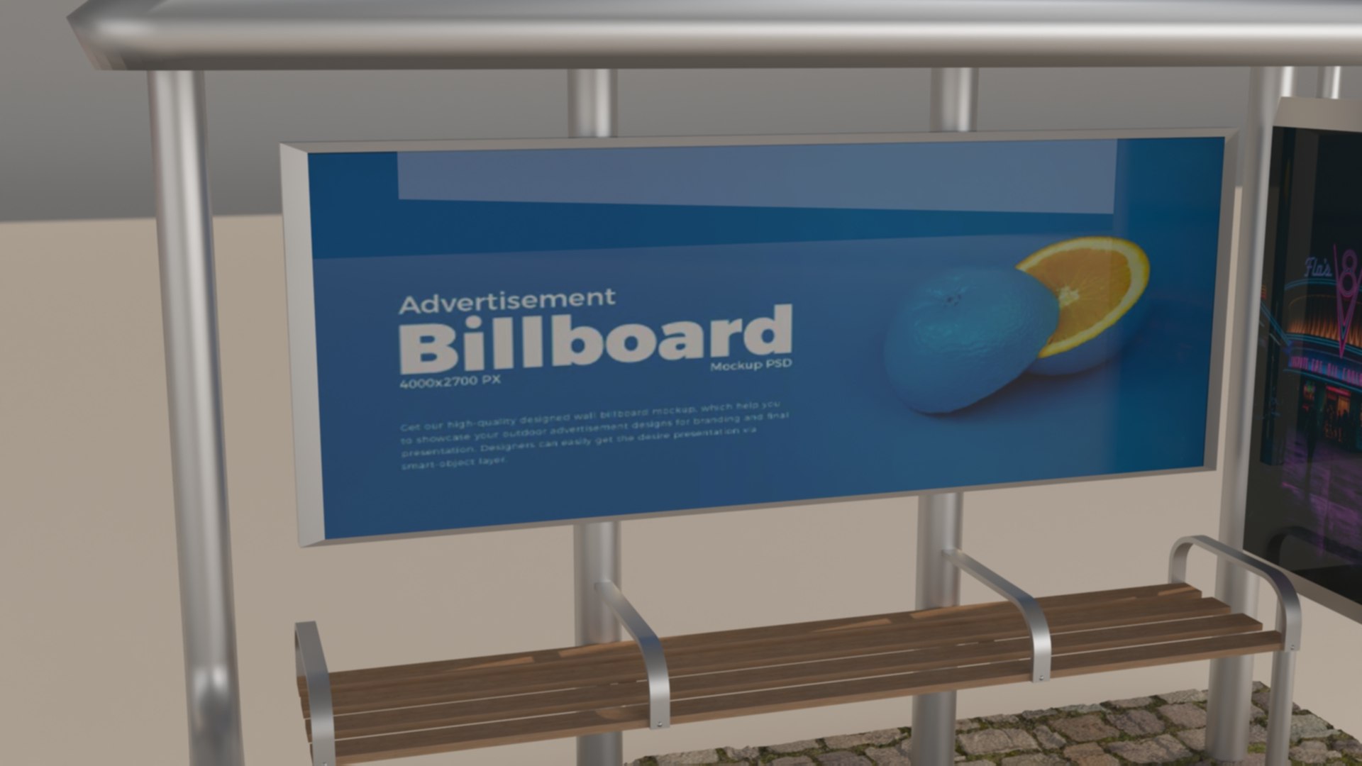 Bus Stop 3D Model - TurboSquid 1756862