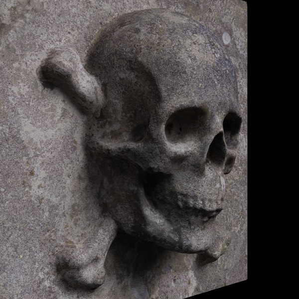 skull relief