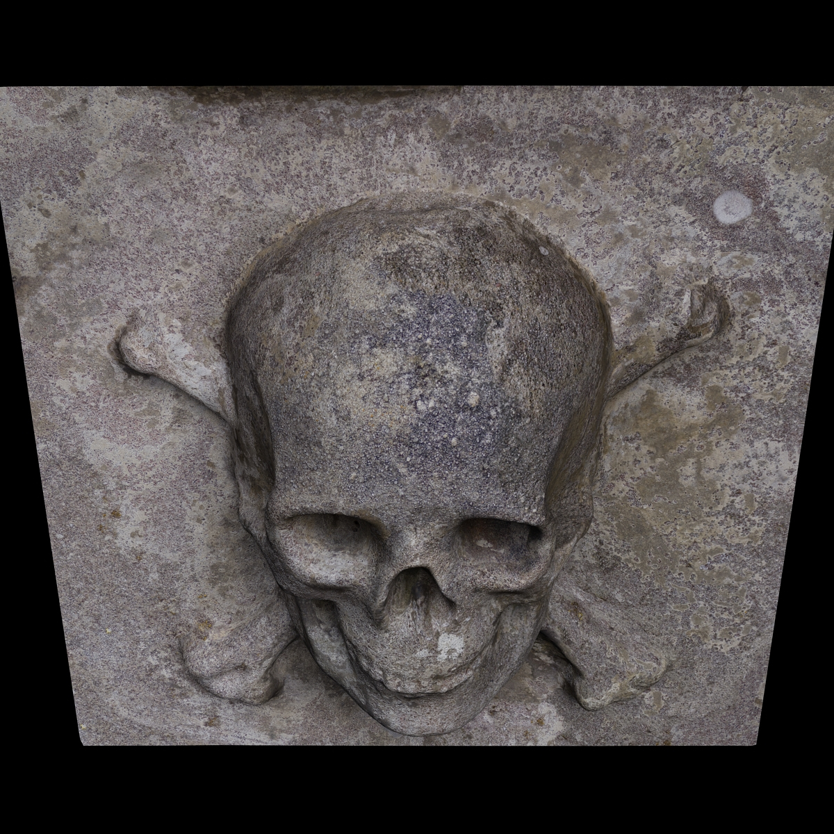 skull relief