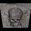 skull relief