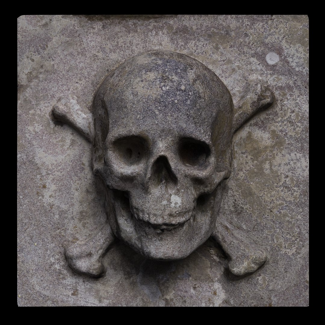 skull relief