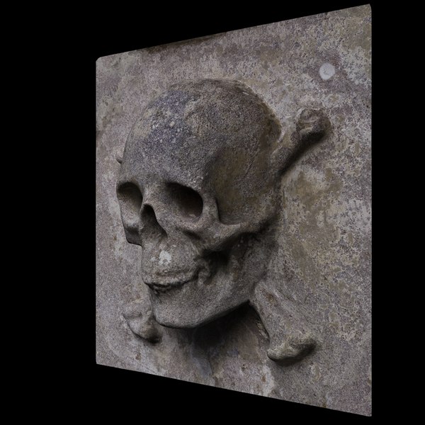 skull relief