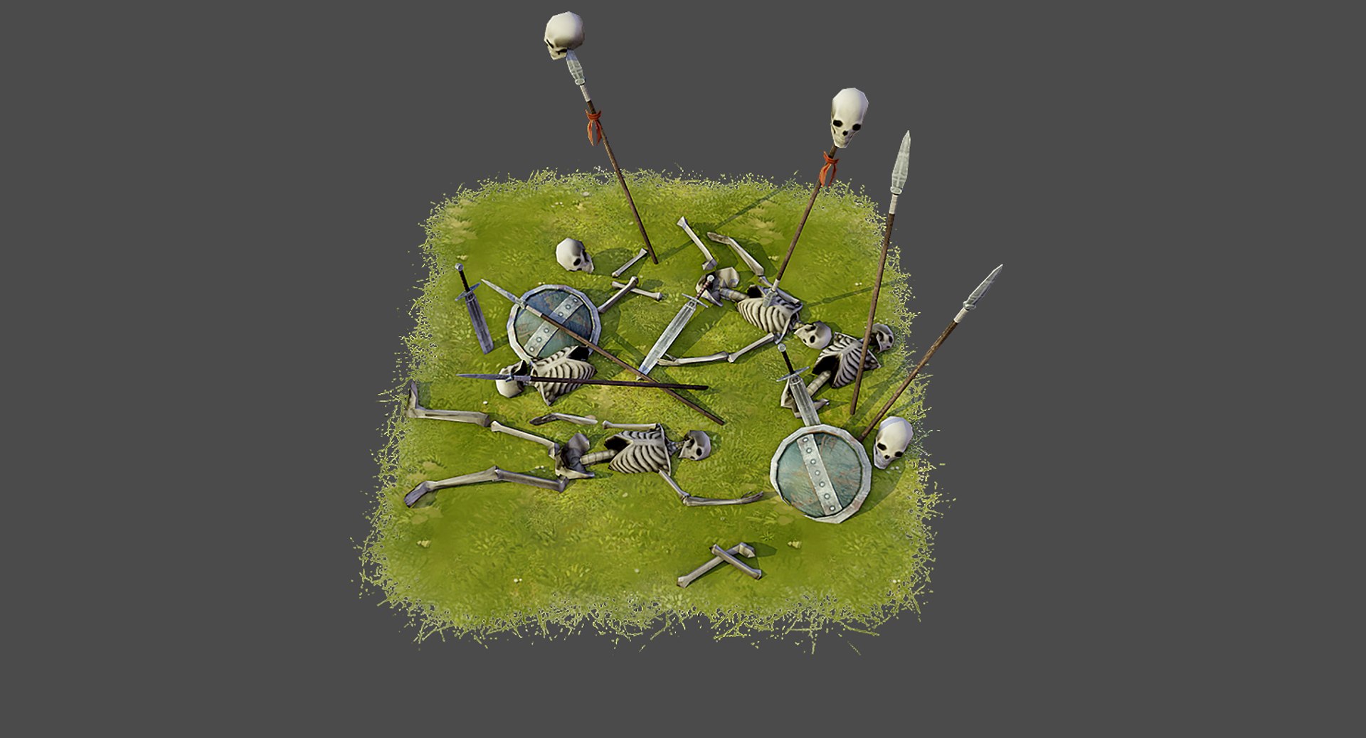 3d Cartoon Battlefield