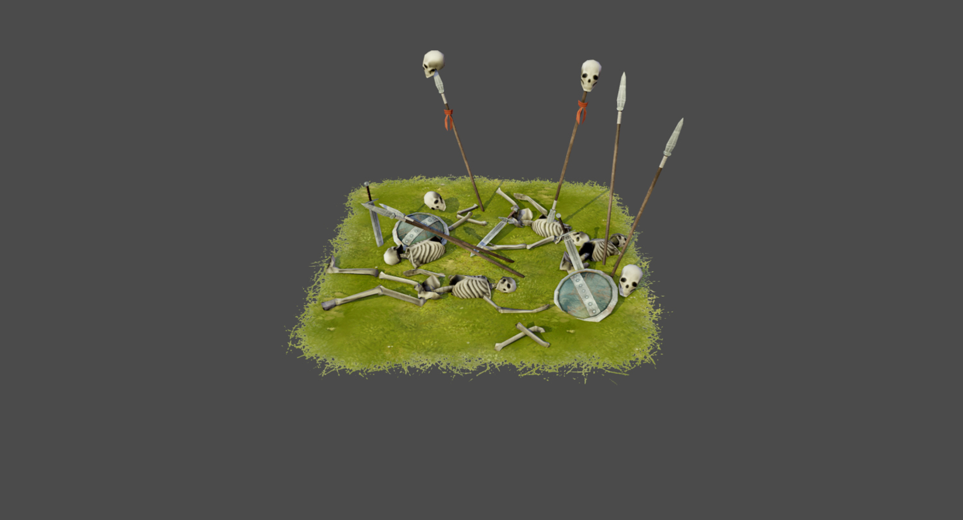 3d Cartoon Battlefield