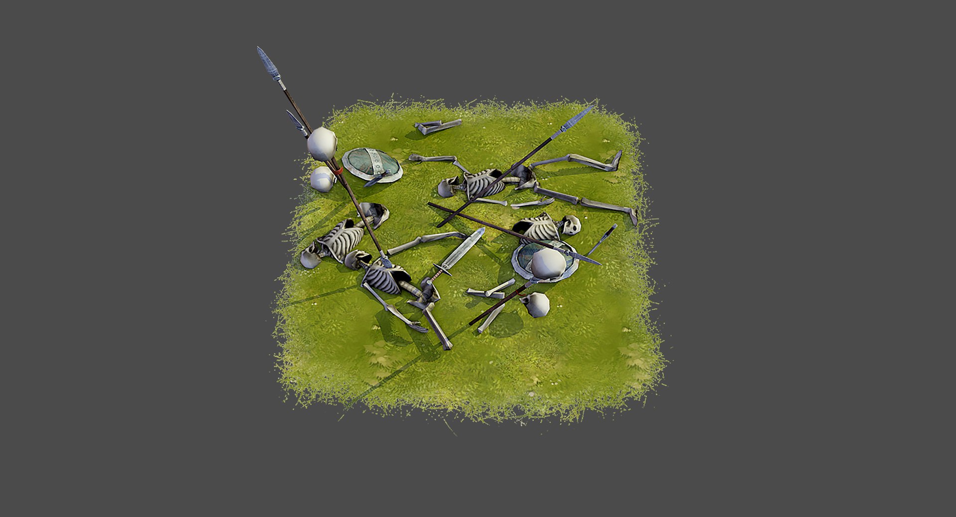 3d Cartoon Battlefield