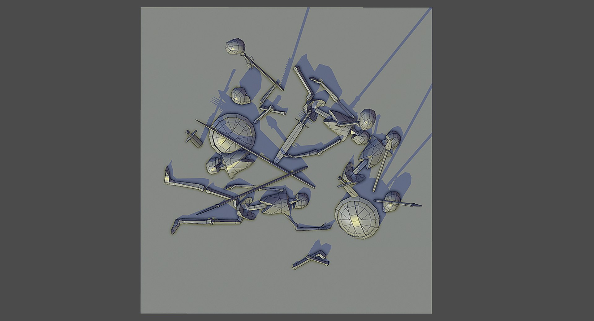 3d Cartoon Battlefield