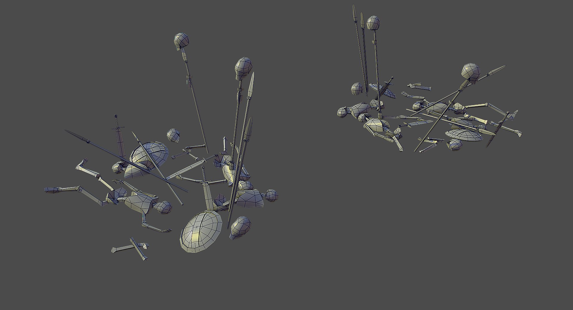 3d Cartoon Battlefield