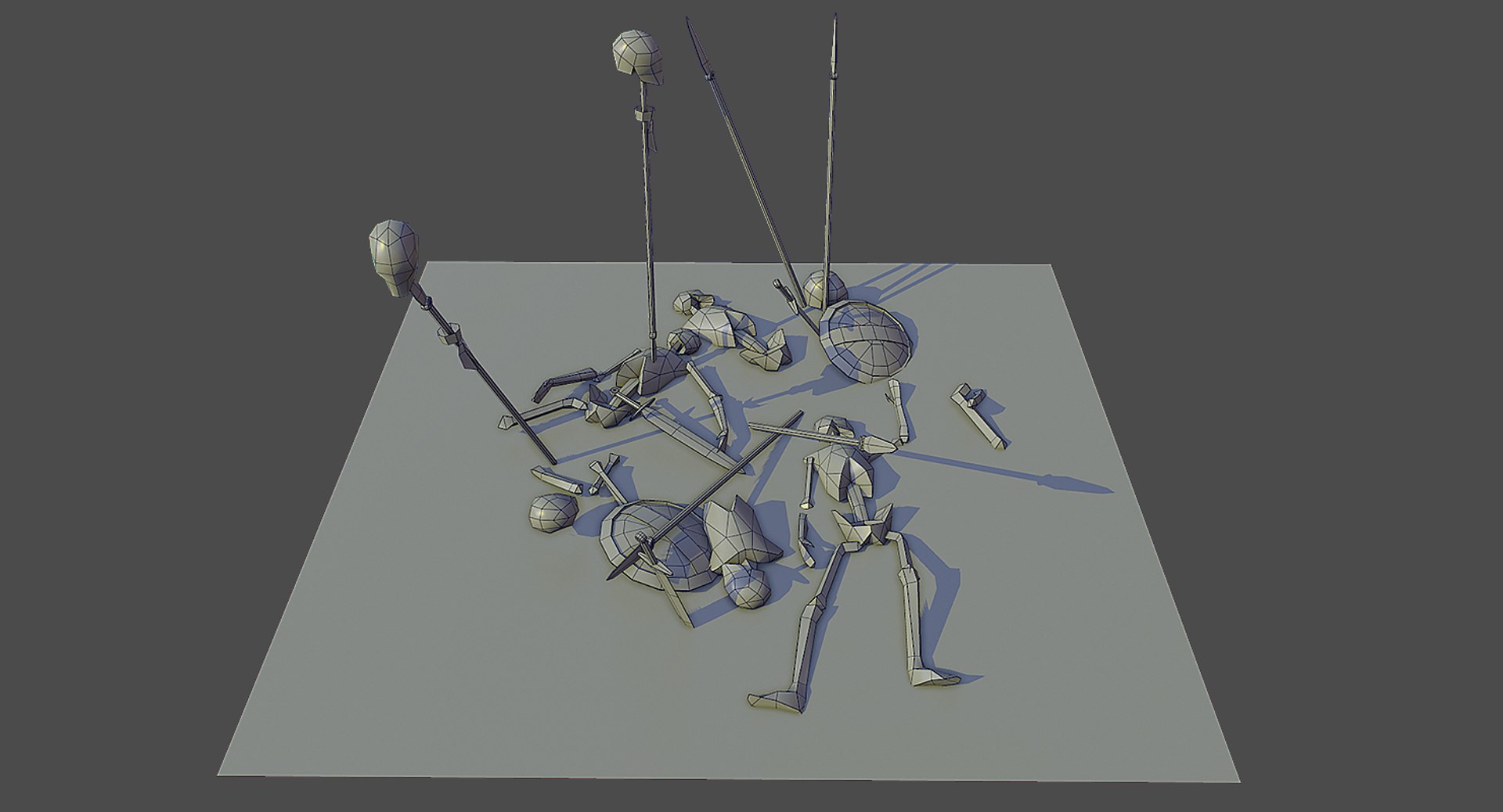 3d Cartoon Battlefield