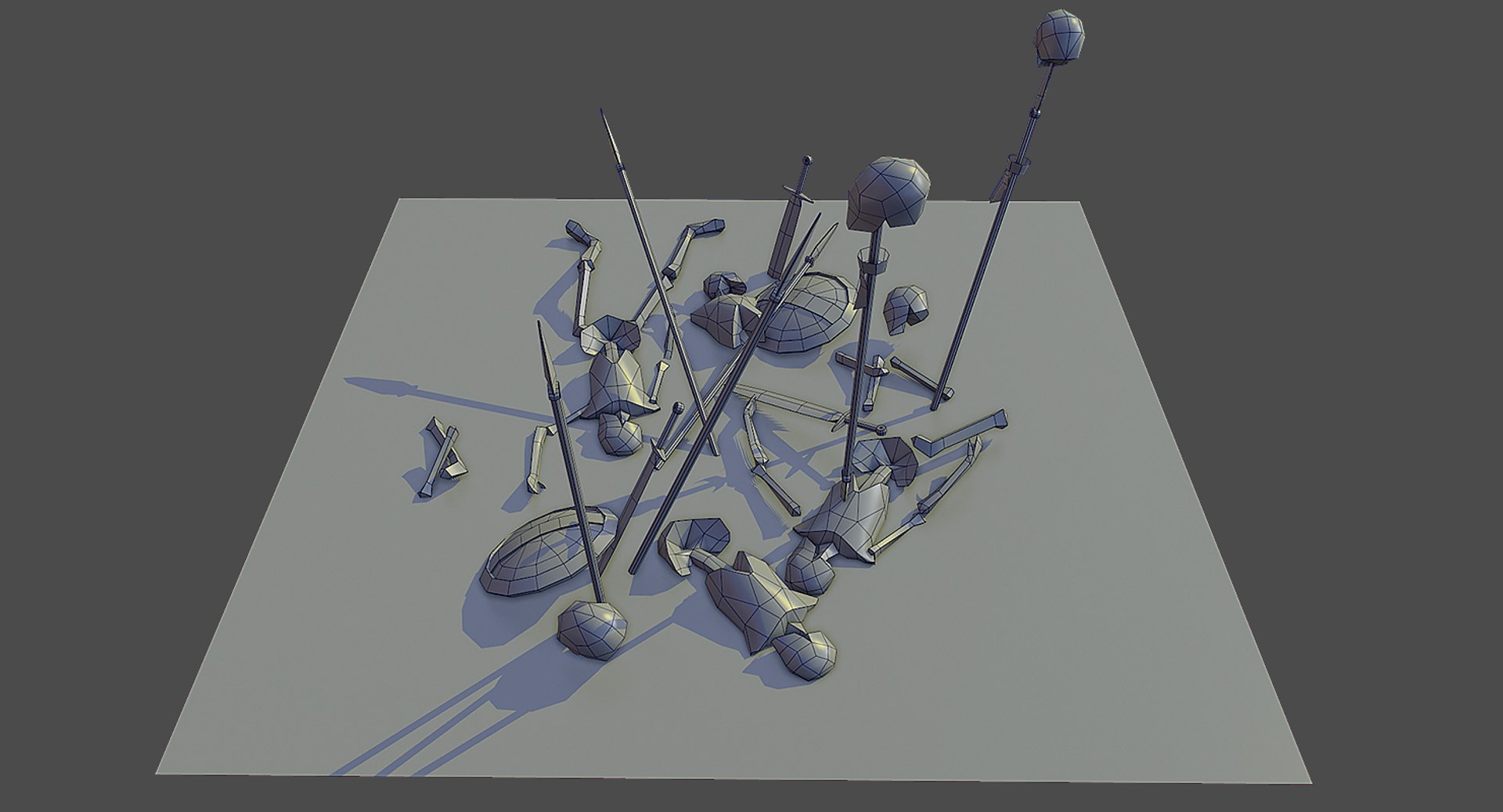 3d Cartoon Battlefield