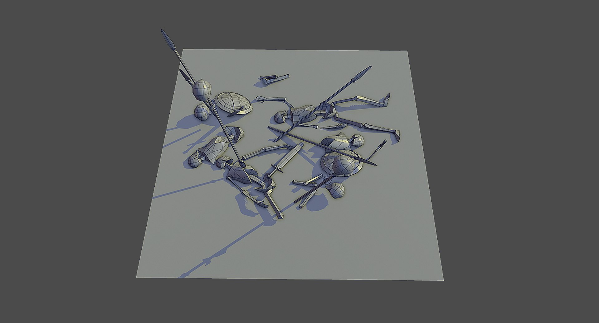 3d Cartoon Battlefield