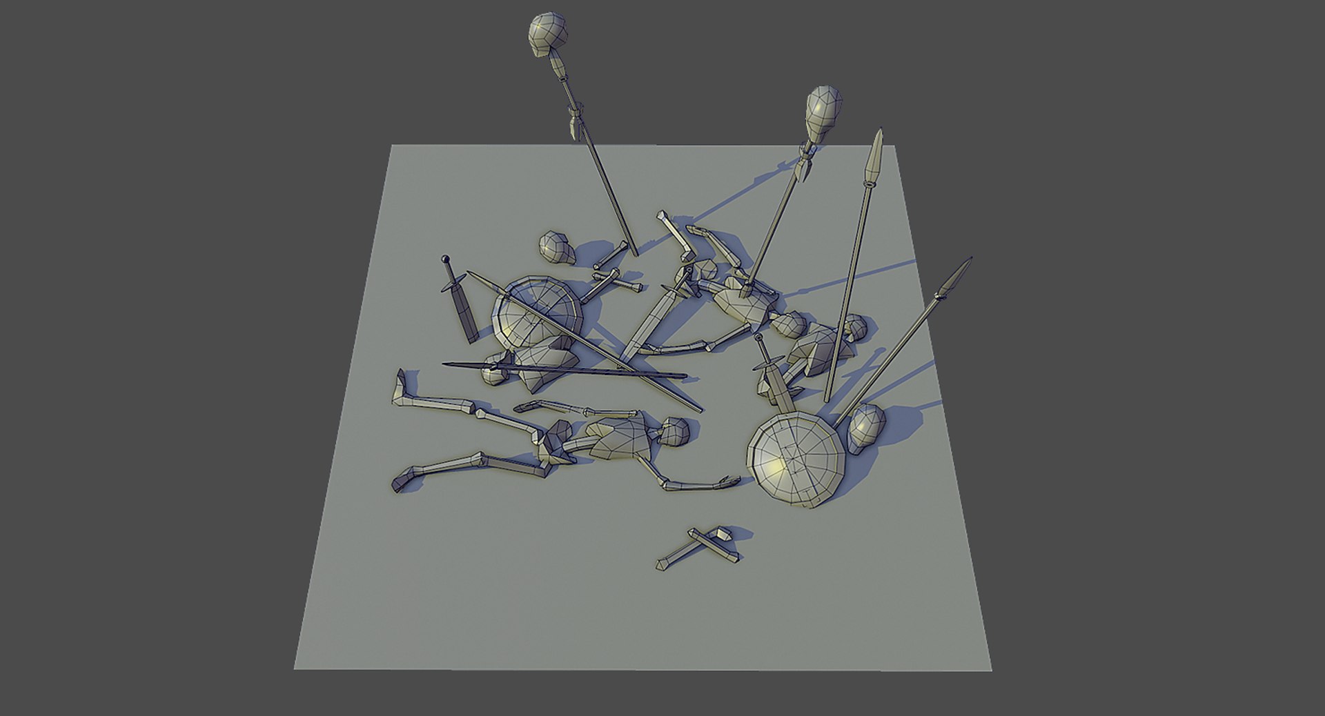 3d Cartoon Battlefield