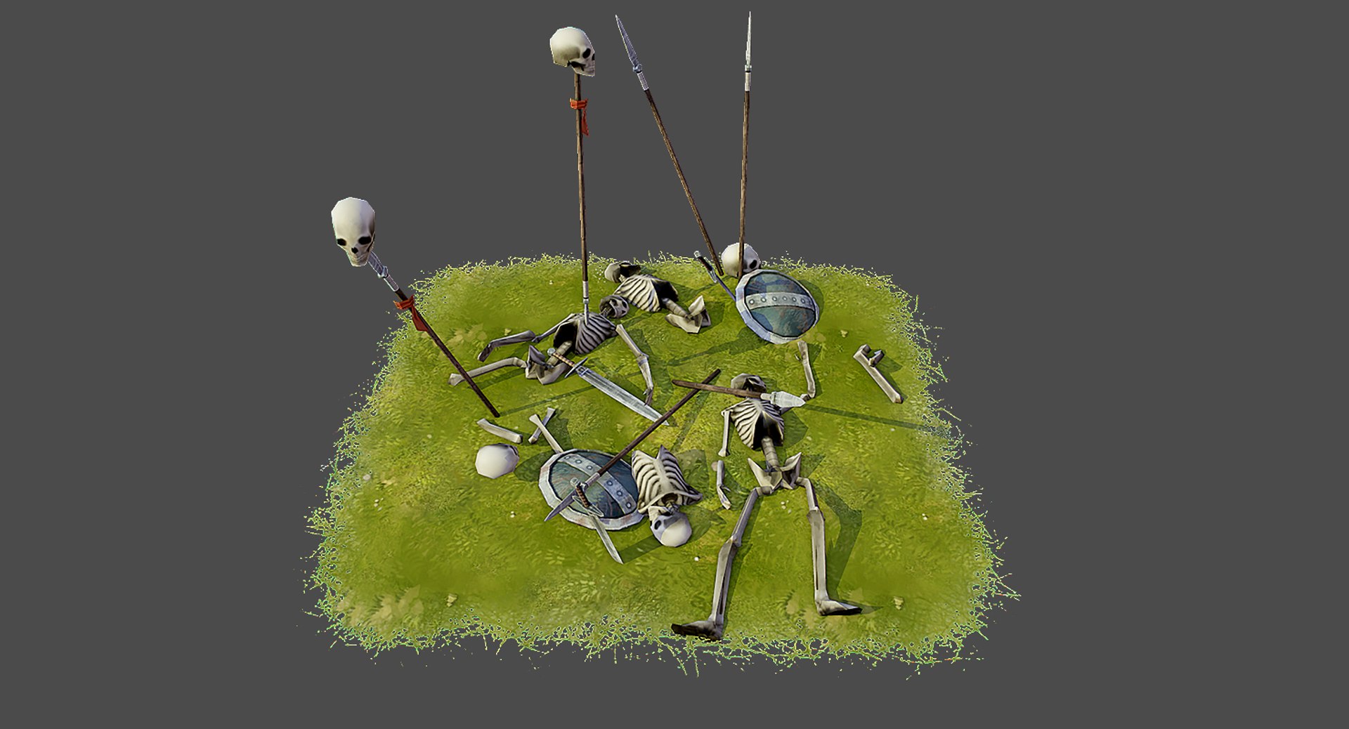 3d Cartoon Battlefield