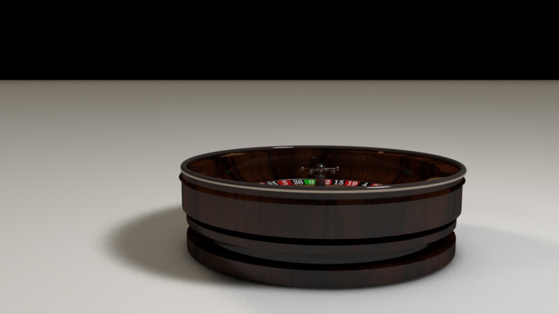 Roulette Animation Ball 3d Model
