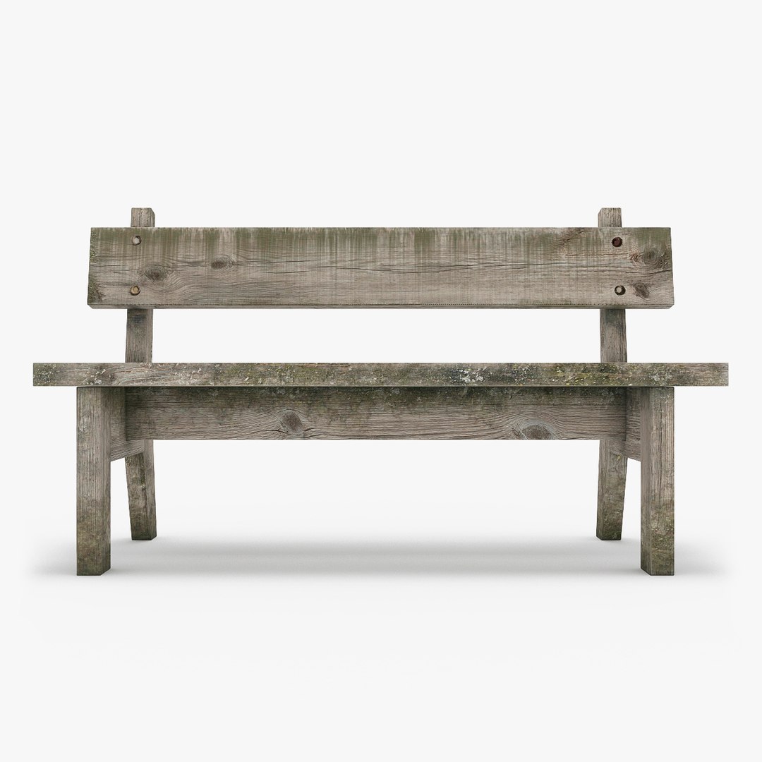 3d Old Bench
