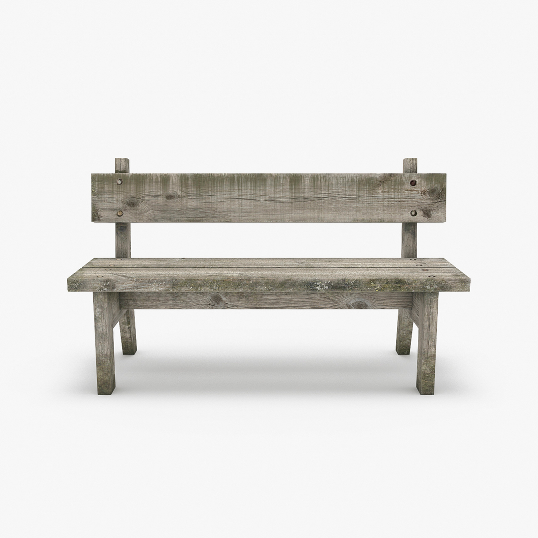 3d Old Bench