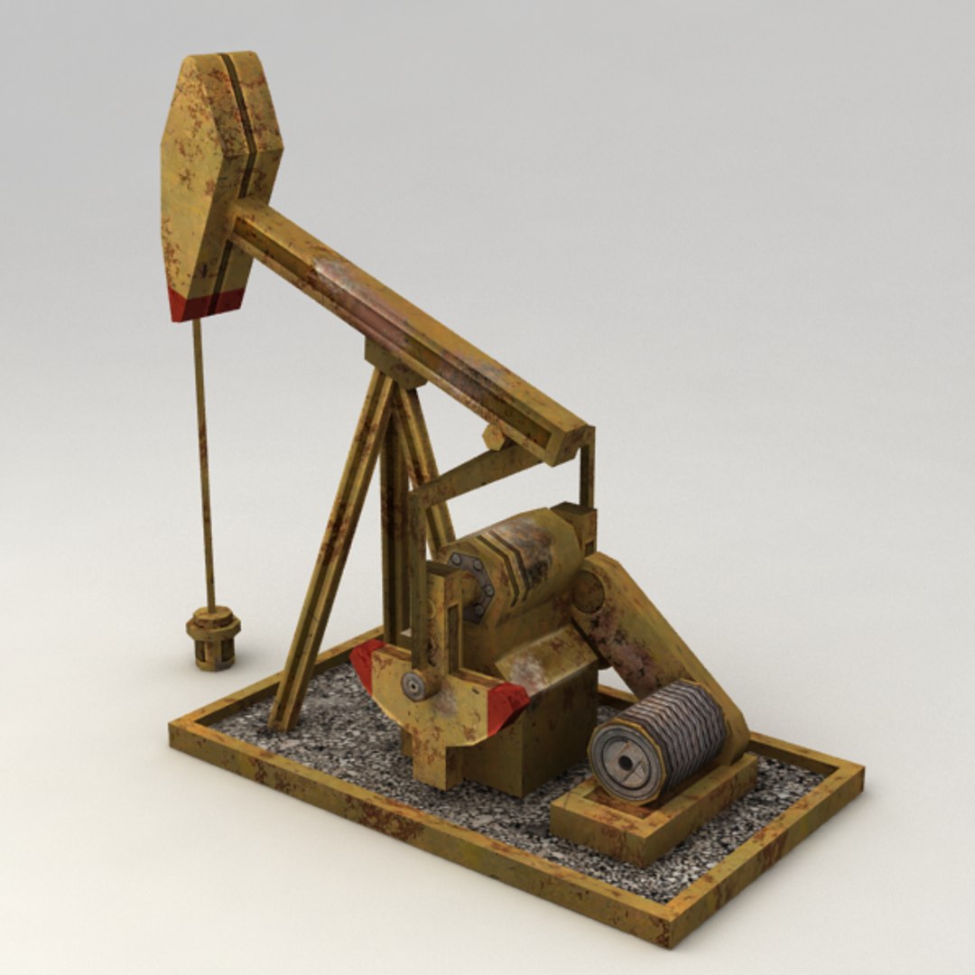 3ds Max Oil Rig Tank Animation