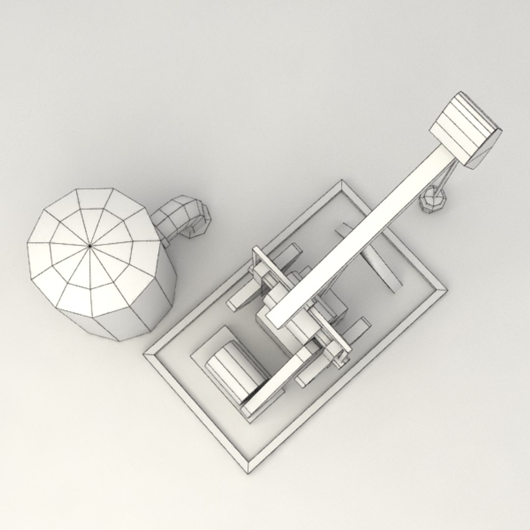 3ds Max Oil Rig Tank Animation