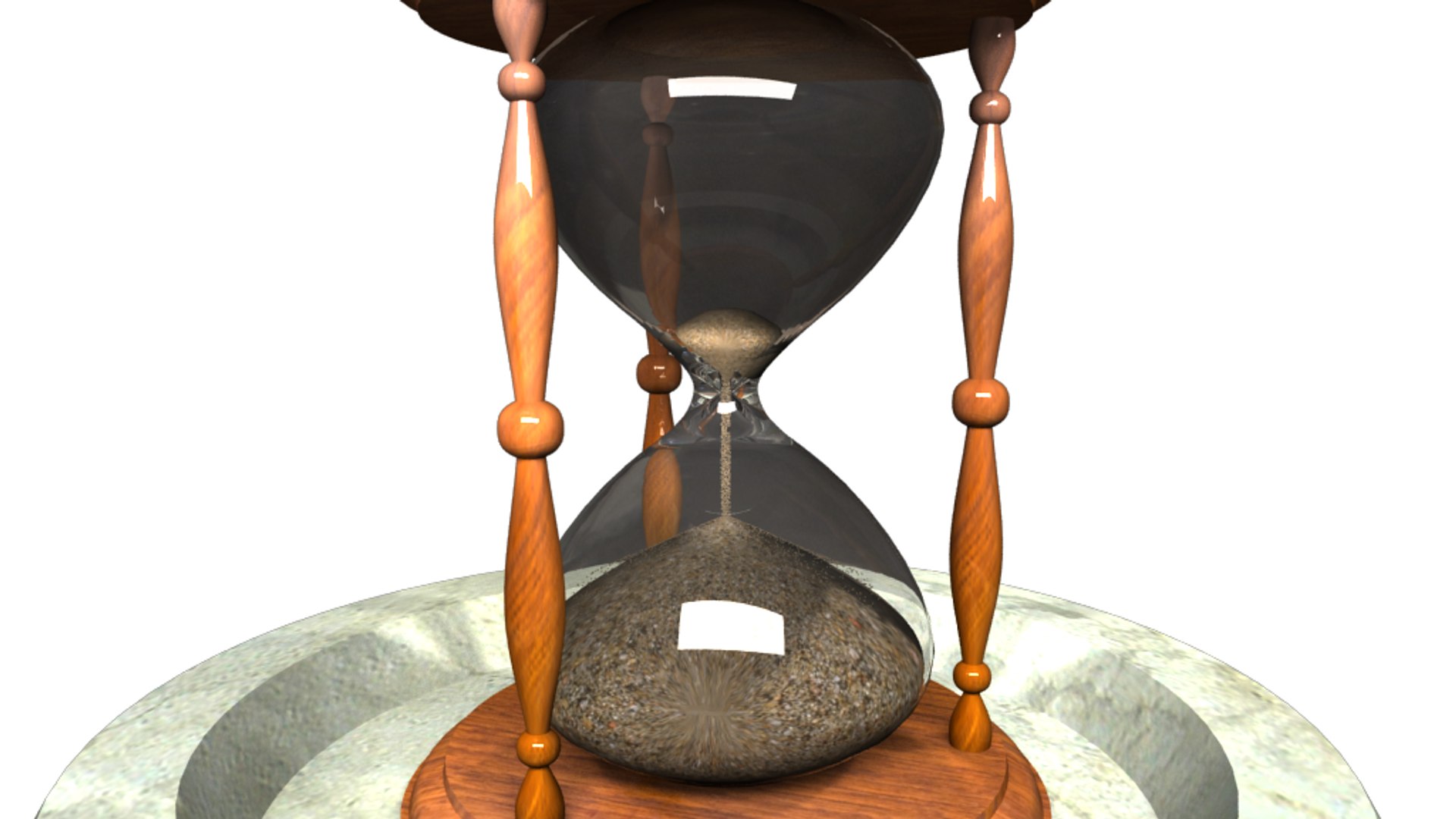 Sand Clock Sandclock 3d Max