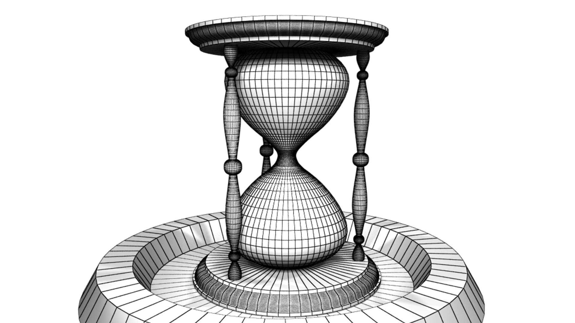 Sand Clock Sandclock 3d Max