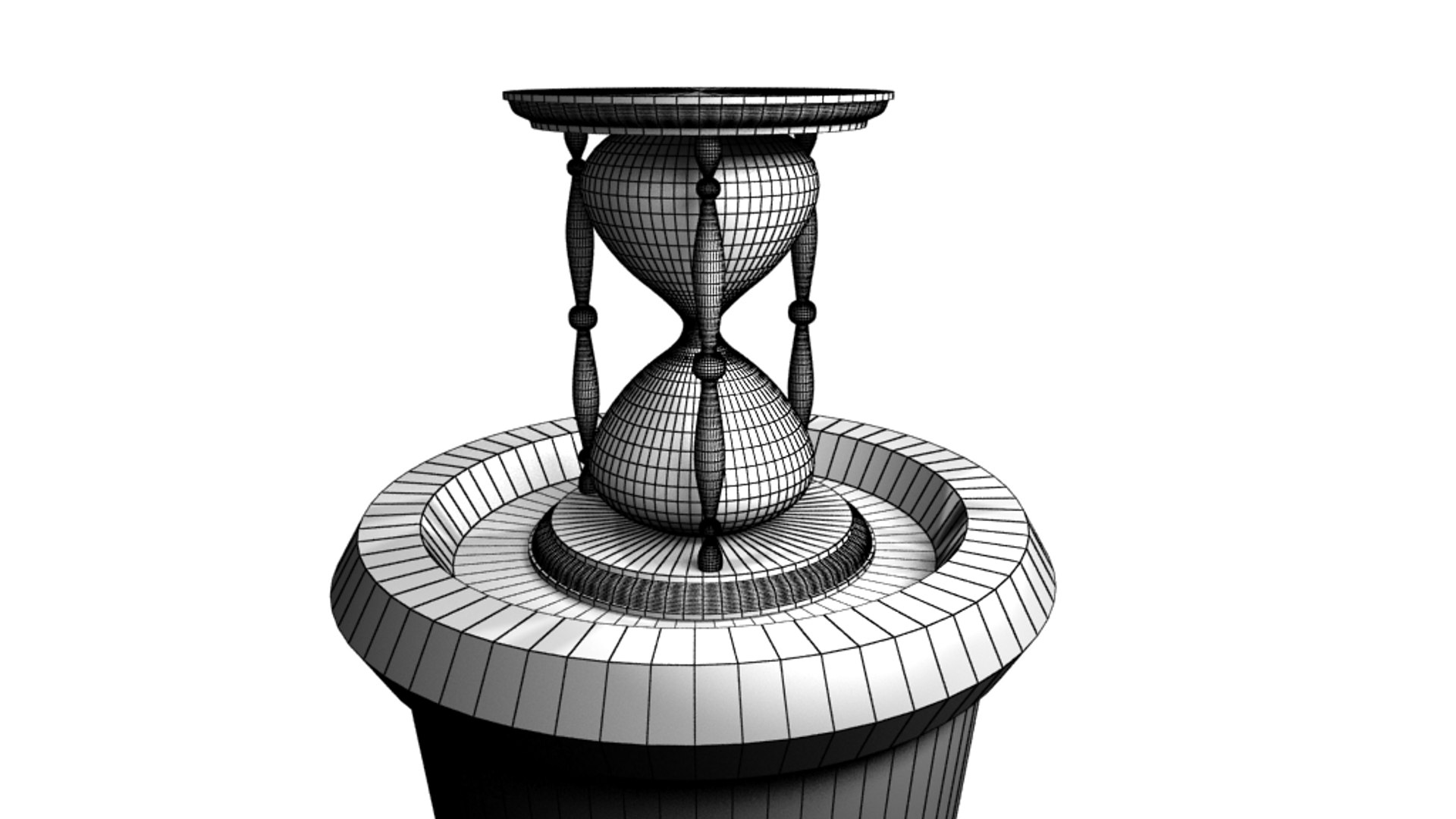 Sand Clock Sandclock 3d Max