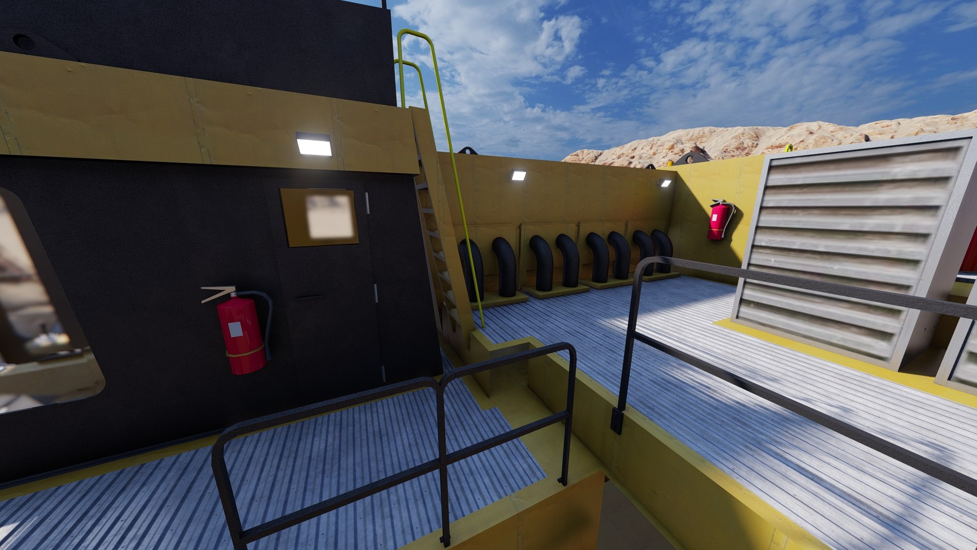 3D Caterpillar 6090 FS Excavator Low-poly 3D Model - TurboSquid 2218628