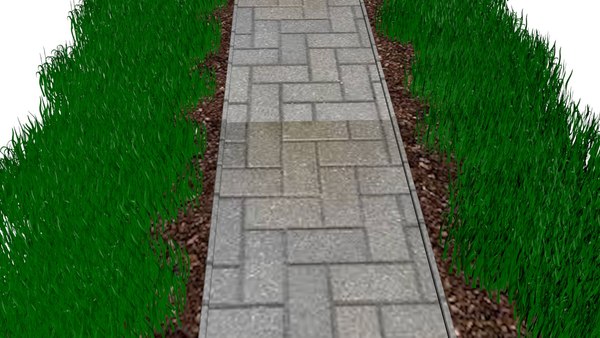 3D walk path model - TurboSquid 1663041